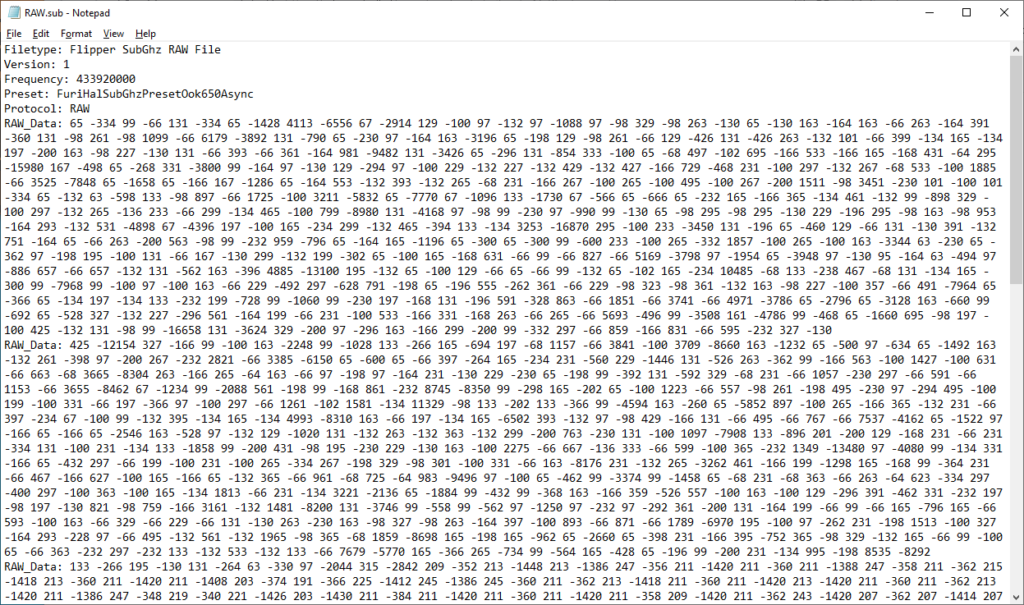 Flipper Zero: Capturing and replaying Sub-GHz signals – Cyber Red Cell